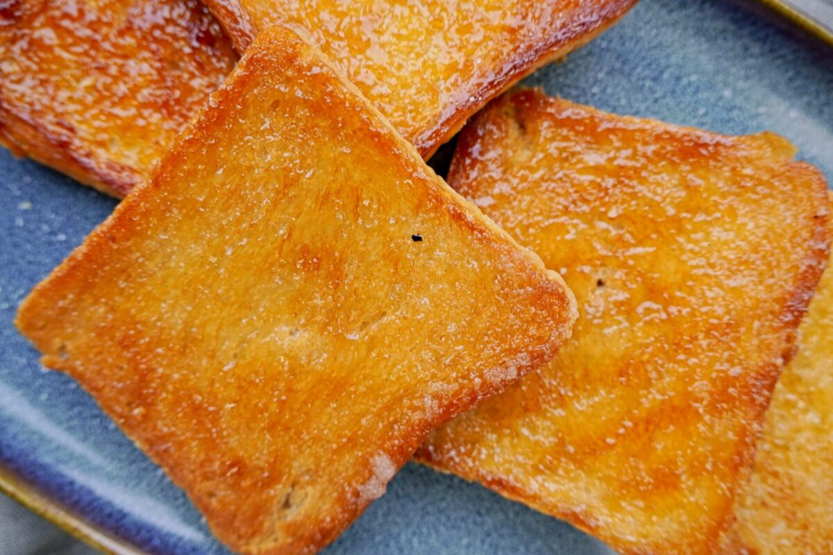 Sugar Toast with Extra Crunch & Only 3 Ingredients {Video Recipe}